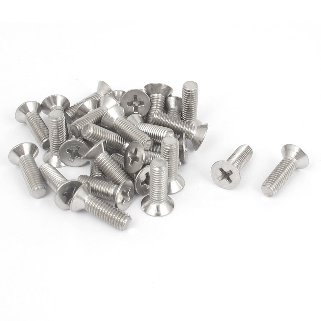 M5 x 16mm Metric Flat Head Countersunk Bolts Machine Screws 30pcs ...