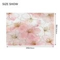 Bathroom Plush Absorbent Mat Single U-pad 20x24 Inches Bath Mat Fluffy ...