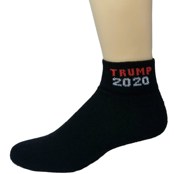 Mens Womens Donald Trump Socks Election Ankle Socks Trump 2020 Black ...