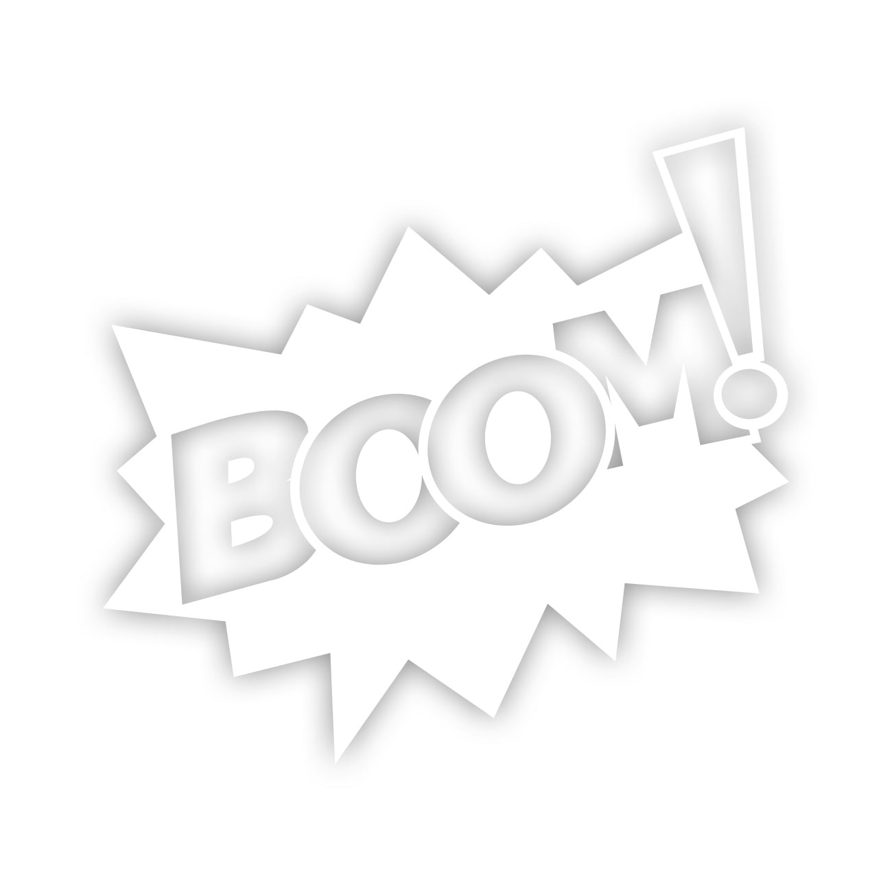 Boom! Sticker Decal Die Cut - Self Adhesive Vinyl - Weatherproof - Made ...