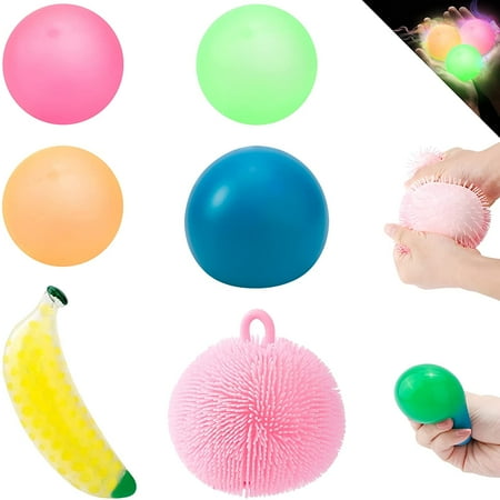 TIK Most Popular Tok Stress Ball Set of 2021,6 Pack Fidget Balls for Kids/Adults to Relax ...
