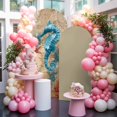 5FT Arch Backdrop Covers, Brown Sea Seahorse Coastal Wedding Arch Cover ...