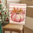 Oioii Fall Chair Covers Thanksgiving Dining Protector Stretch Removable ...