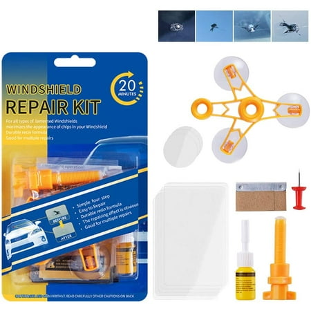 Upgraded Windshield Repair Kit – Premium Repair Resin Vehicle ...