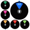MODANU Privacy Status Spinner, 6 Options Office Door Sign, 15cm Black ...