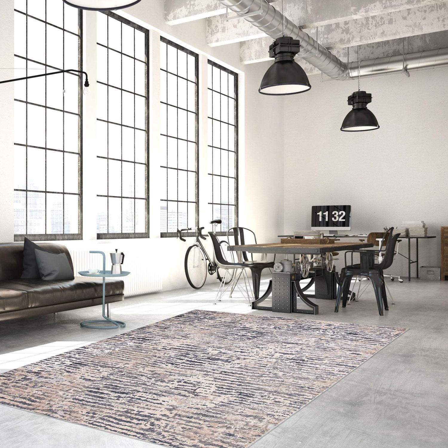 Click here for Ecarpet Noelle Taupe Rug 4 Ft. X 6 Ft. prices