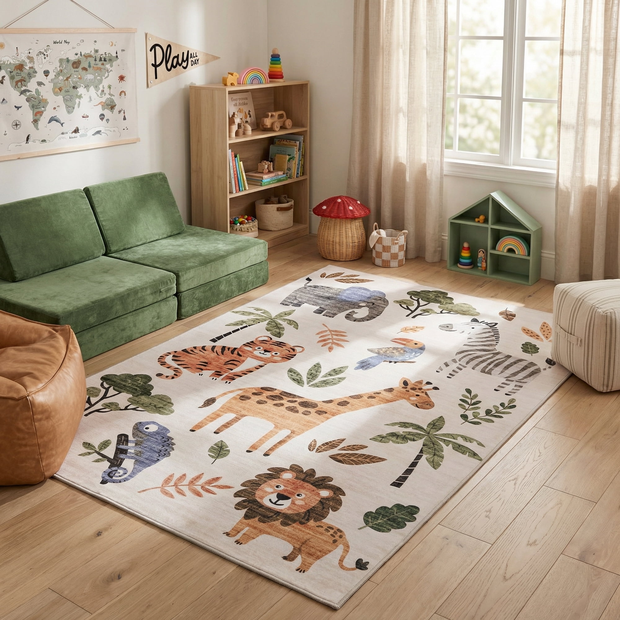 Click here for Rug Branch Soft Steps Playtime Cartoon Animals  Ed... prices