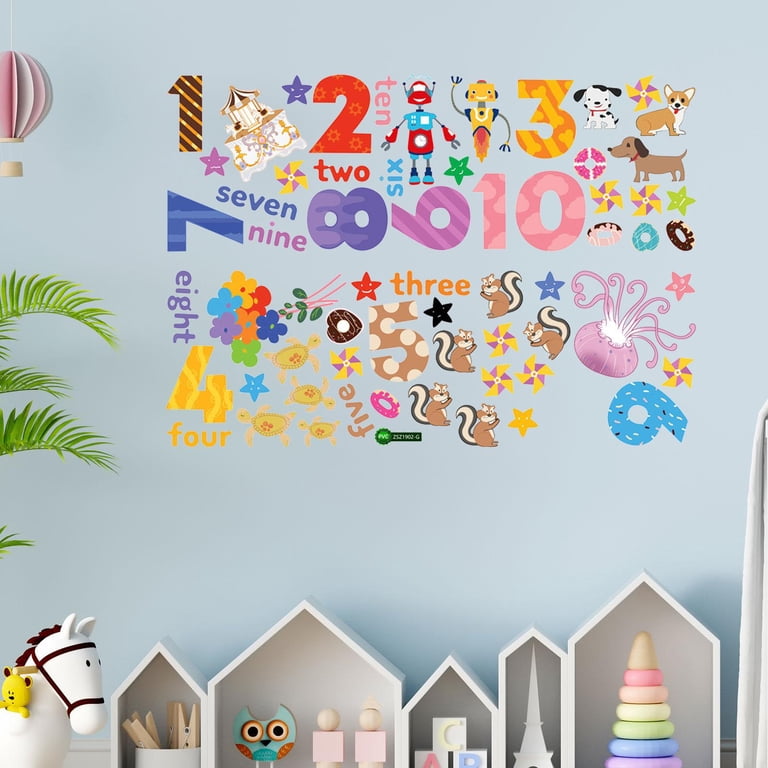 Numbers Wall Decals