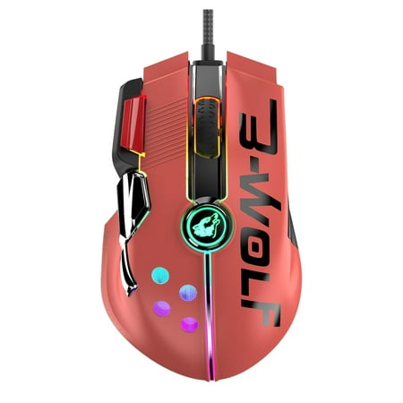 M2 11 Buttons Wired Gaming Mouse 6 Gears 12000 Dpi Adjustable Rgb ...