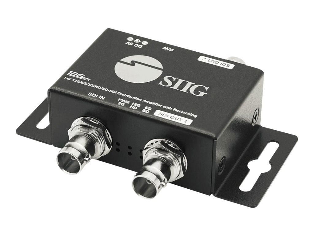 Buy SIIG CE-SD0F11-S1 1x2 12G SDI Distribution Amplifier, Black Online ...