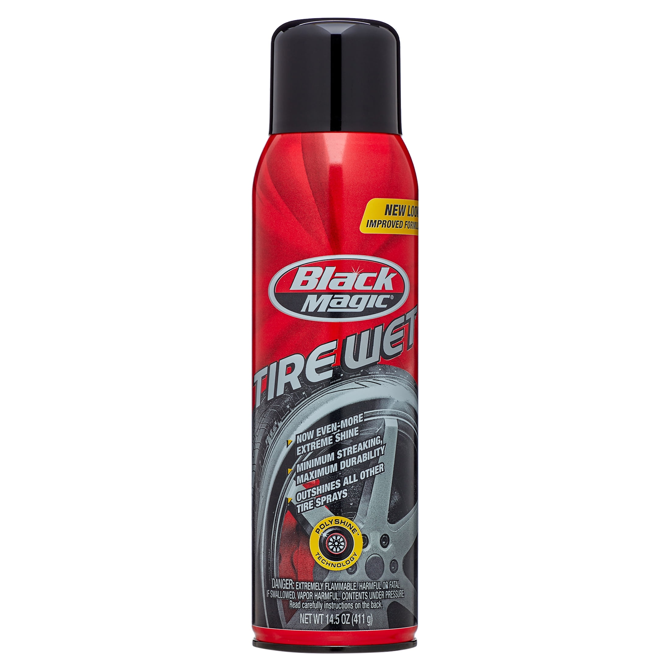 Black Magic Tire Wet Spray 14.5 oz. Tire Shine - BC23220W - Walmart.com