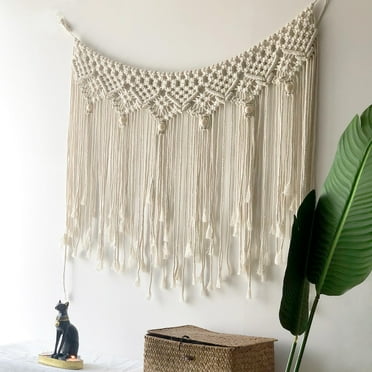 Bohemian Macrame Wedding Backdrop Decor Boho Chic Macrame Wall Hanging ...