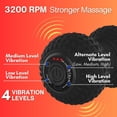 ABCISI Vibrating Peanut Massage Ball, Ultra Strong Rechargeable Therapy ...