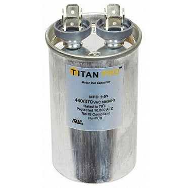Dayton Motor Run Capacitor,10 MFD,3 5/8" H 2MDV7 - Walmart.com