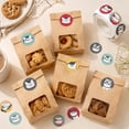 1 Roll Cute Cat Stickers,Animal Stickers for Packaging Sealing ...
