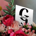 3drose, Bold Script Monogram G - Gutierrez, 6 Greeting Cards with ...