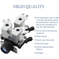 1 Pack Triple Solenoid Water Inlet Valve Replacement for Front Load ...