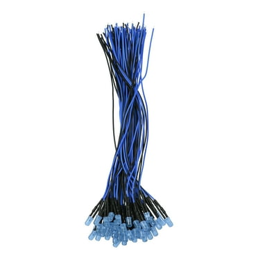 DC 9-12V LED Lights Emitting Diodes Pre Wired 50pcs 3 5 10mm Water ...