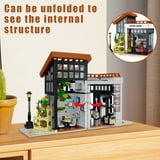 Building Blocks Coffee Shop Set, 1512 Pcs Coffee House Building Kit ...