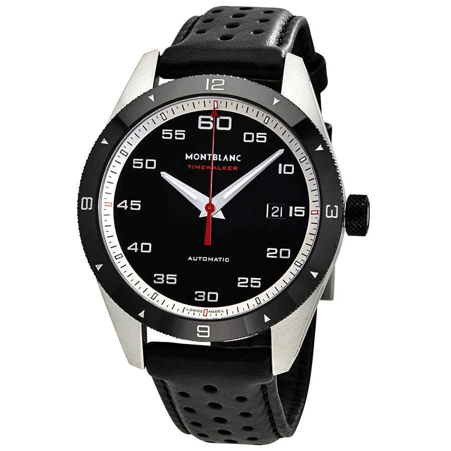 Montblanc TimeWalker Automatic Black Dial Men's Watch 116061 - Walmart.com