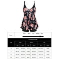 Chama Tankini Swimsuits For Women Tummy Control 2 Piece Bathing Suits