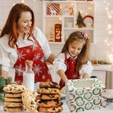 Christmas Paper Cookie Boxes with Sticker Closures Tis the Season ...