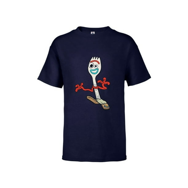 Disney Pixar Toy Story 4 Forky Running T-Shirt - Short Sleeve T-Shirt ...