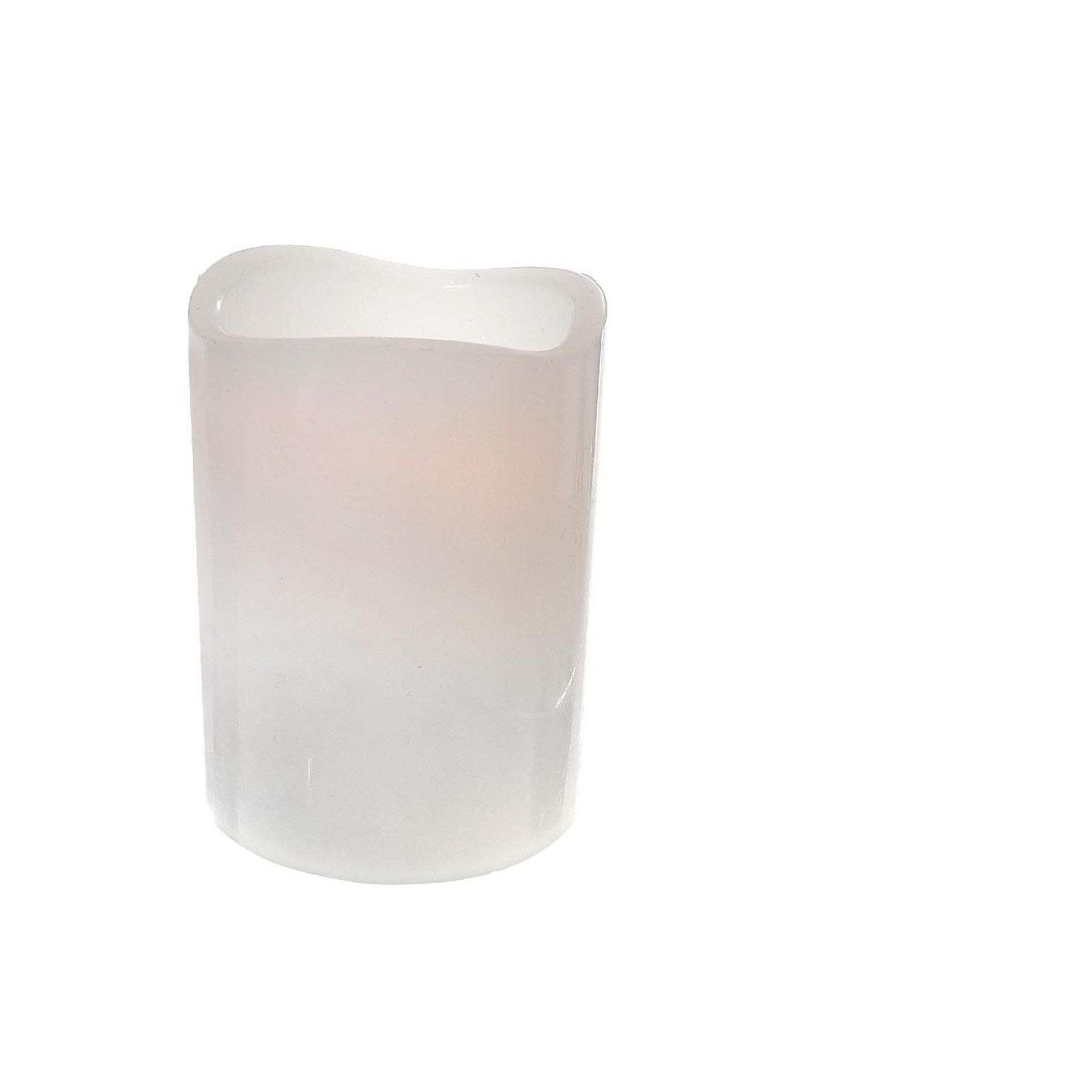 Click here for Ih Casadécor Led Wave Top Unscented White Candle W... prices