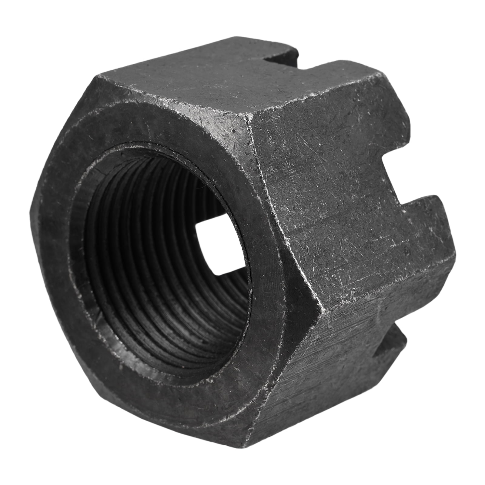 M42x3mm Hexagonal Ranurada Tuerca, Grado 4.8 Carbono Acero Hexagonales ...