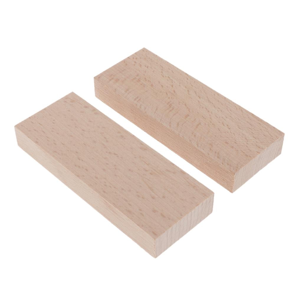 Unpainted Wood Blocks Rectangle Wooden Shapes Woodcraft for Modelling ...