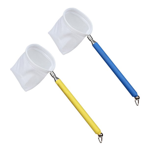 2pcs 3D Portable Extendable Handle Fine Mesh Fish Tank Adjustable ...
