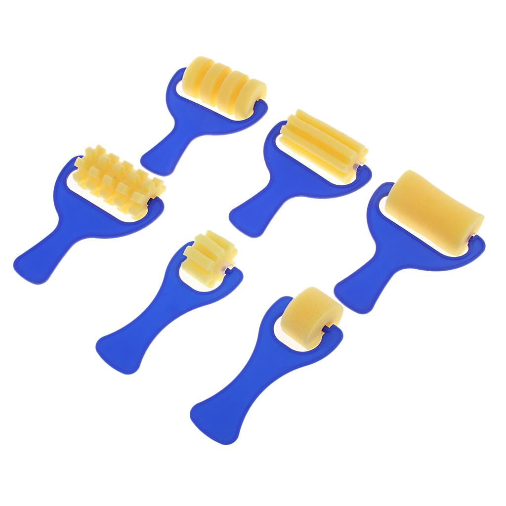 Foam Sponge Roller Brush Set Kids Children Painting Tools for Painting ...