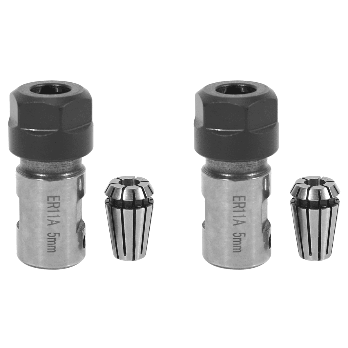 Click here for Geloo 2x Er11 5mm Motor Shaft Collet Chuck Spindle... prices