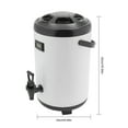 DENEST Insulated Beverage Dispenser, 2.6 Gal / 10 L Coffee Urn With ...