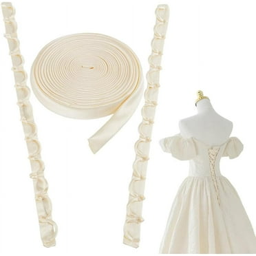 1 set Women's Wedding Dress Zipper Replacement Adjustable Fit Satin ...