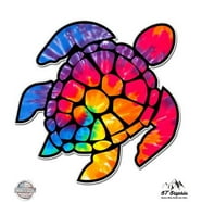 Sea Turtle Beach Ocean - 3" Vinyl Sticker - for Car Laptop I-Pad Phone ...