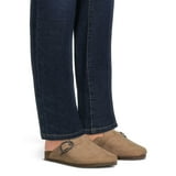 Time and Tru Women's Comfortable Microfiber Clogs with Buckle Details ...