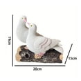 Aff*ordable！Lifelike Resin Bird Statue for Garden and Patio, Artificial ...