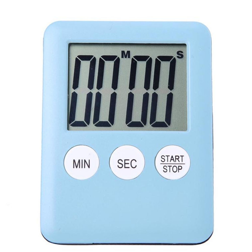 3 Button Digital LCD Kitchen Cooking Timer Count-Down Up Clock Alarm ...
