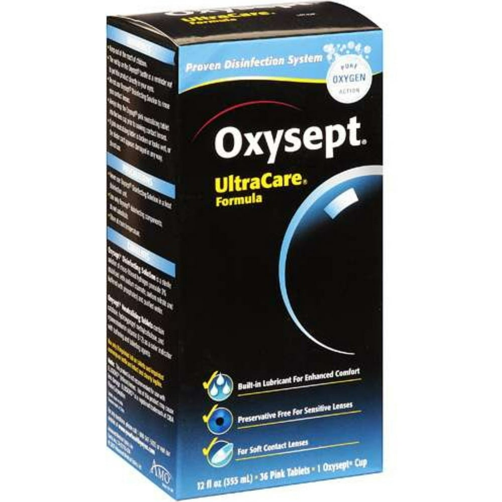 Oxysept UltraCare Formula Peroxide Disinfection System 12 oz (Pack of 3 ...
