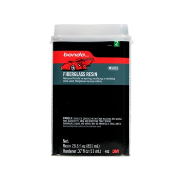 Bondo Fiberglass Resin Repair Kit, 00420, 0.45 Pint - Walmart.com