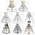 COOLHOOD Crinoline Underskirt Petticoat Cage 2/3/4/5 Hoops for Women ...
