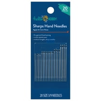 Hello Hobby Sharps Steel Hand-Sewing Needles, Sizes 3/9, 20 Pieces ...