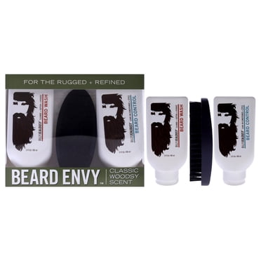 Caveman Beard Oil, Balm, Soap and Comb Kit for Men - Leave in ...