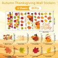QEQEKAKA Thanksgiving Window Clings, Double Sided Fall Stickers with ...