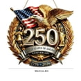 250th Anniversary Patriotic Decoration Wreath – 4th of July Ornaments ...