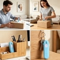 2-in-1 Box Cutter and Thermal Paper Eraser Pen, Privacy Label Ink ...