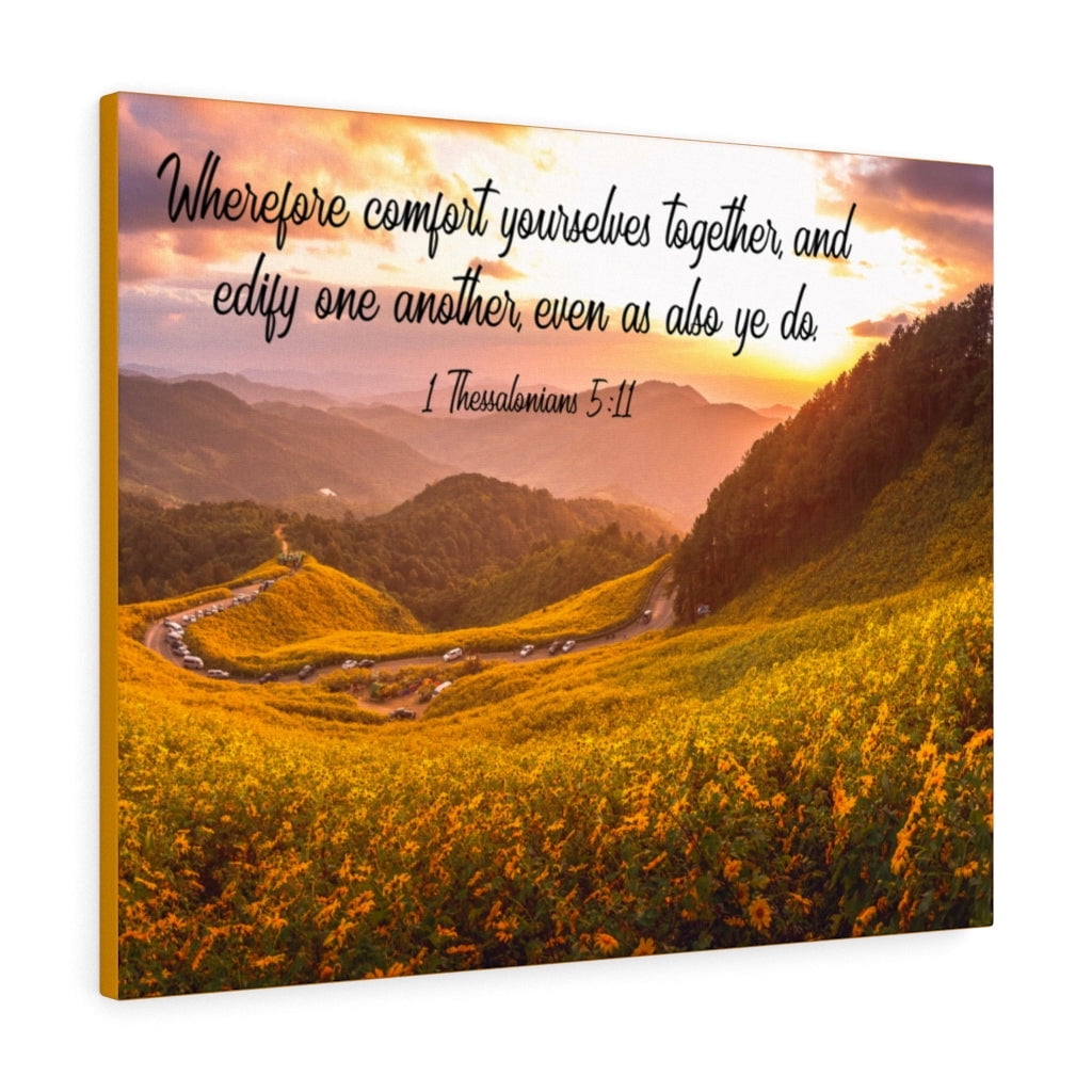 Scripture Walls Comfort Yourselves 1 Thessalonians 5:11 Bible Verse ...