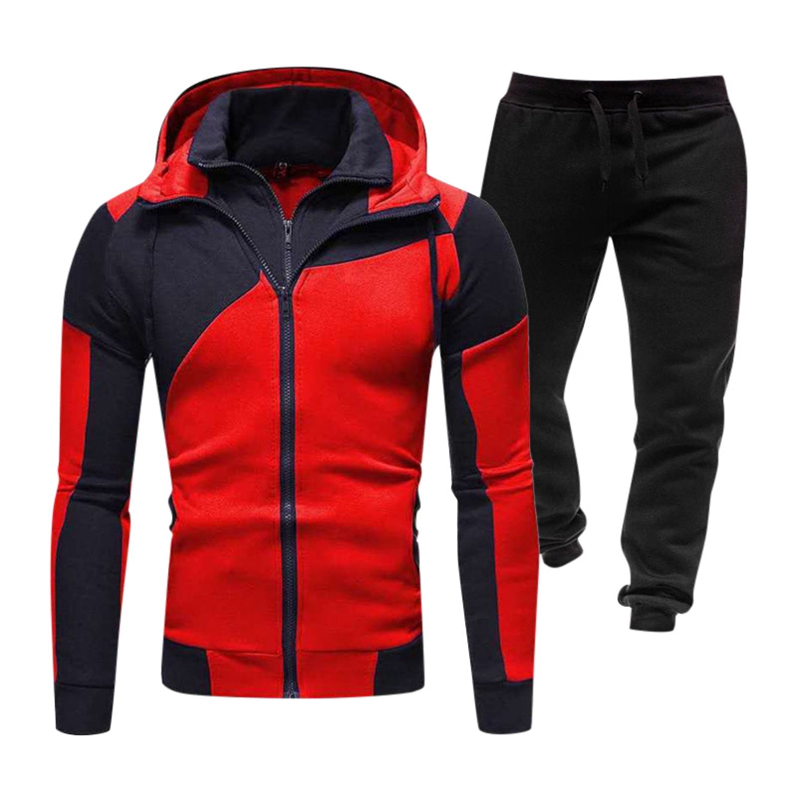 Click here for Linyuppp Mens Tracksuit Set Sweatshirt Jogger Swea... prices