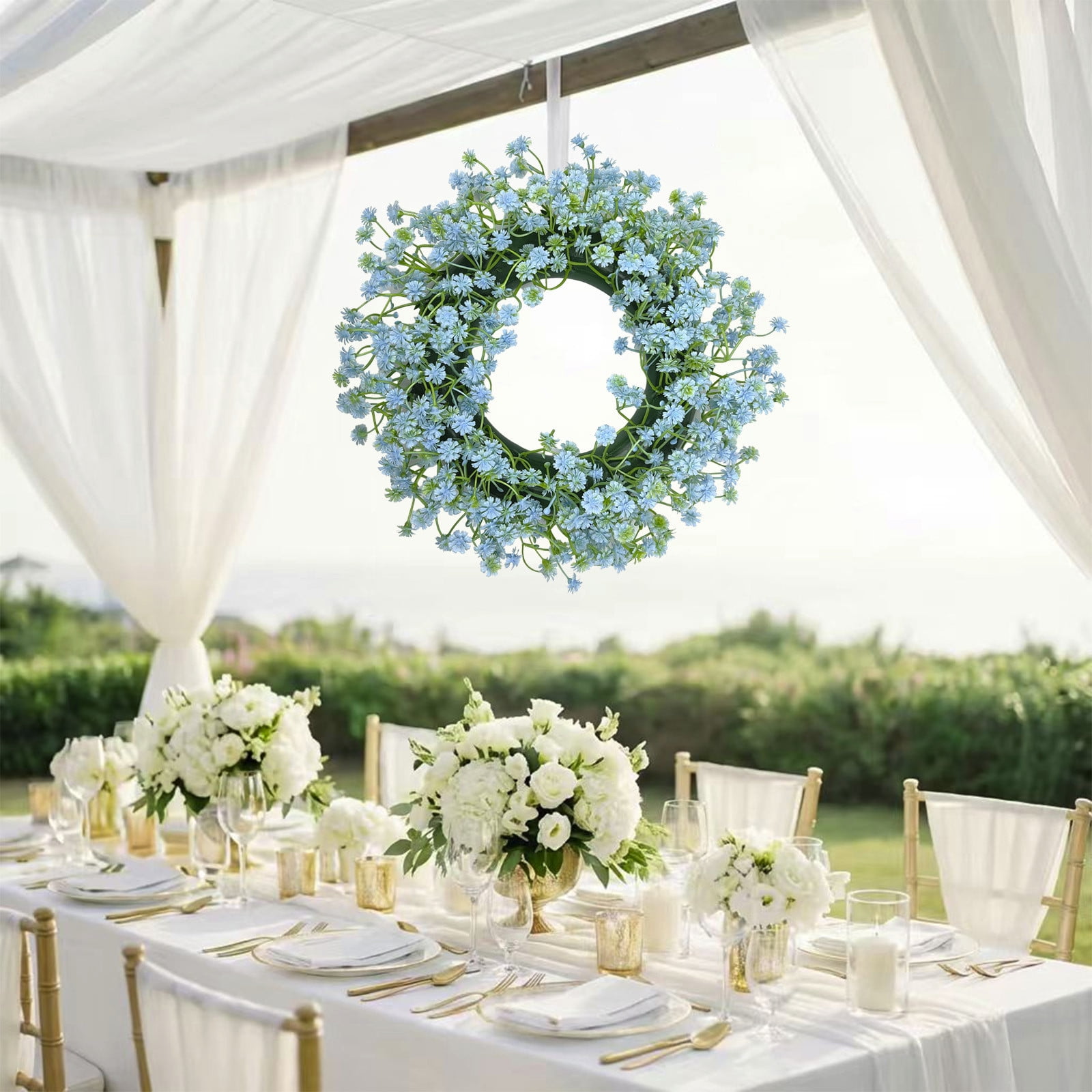 Click here for Cqcyd Spring Door Wreath  Winter Wreath Artificial... prices